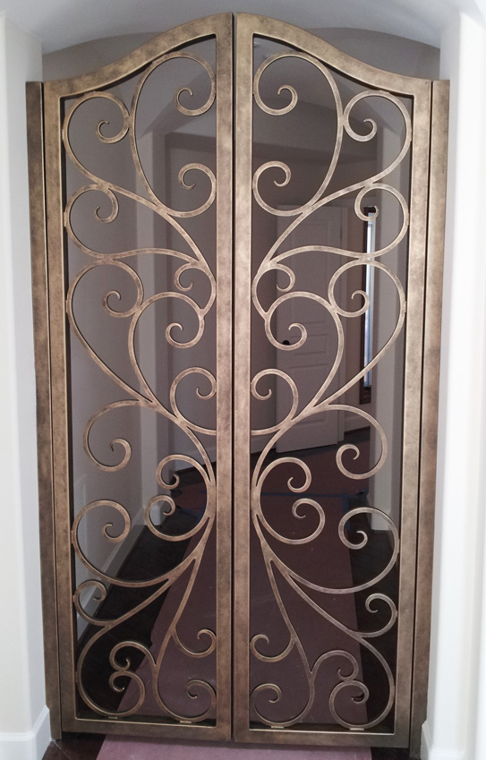 Custom Wrought Double Entry Gates Scottsdale, AZ - VMW